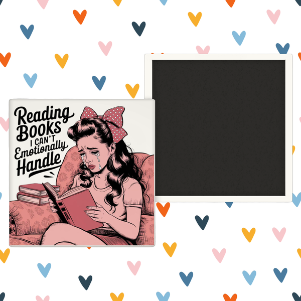 Reading Books - Funny Meme - Fridge Magnet – Talking Animals Books
