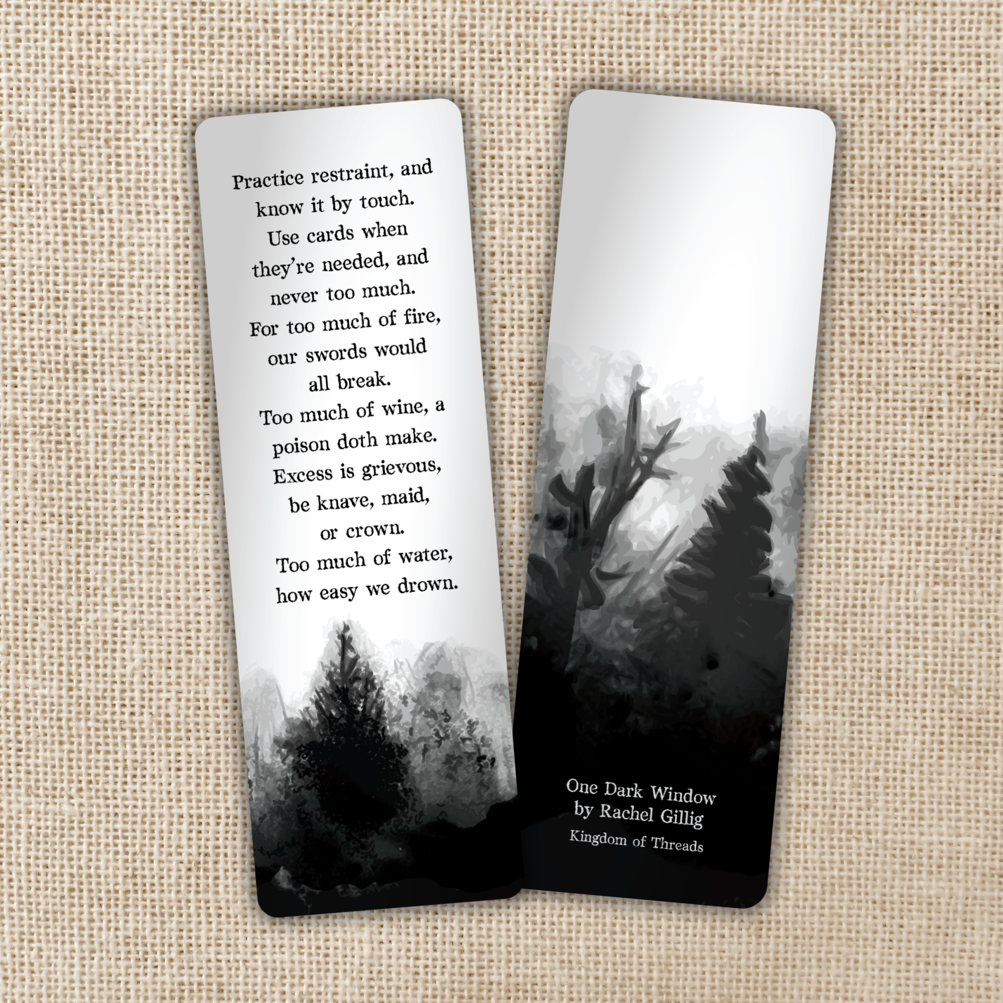 Practice Restraint Bookmark | One Dark Window – Talking Animals Books