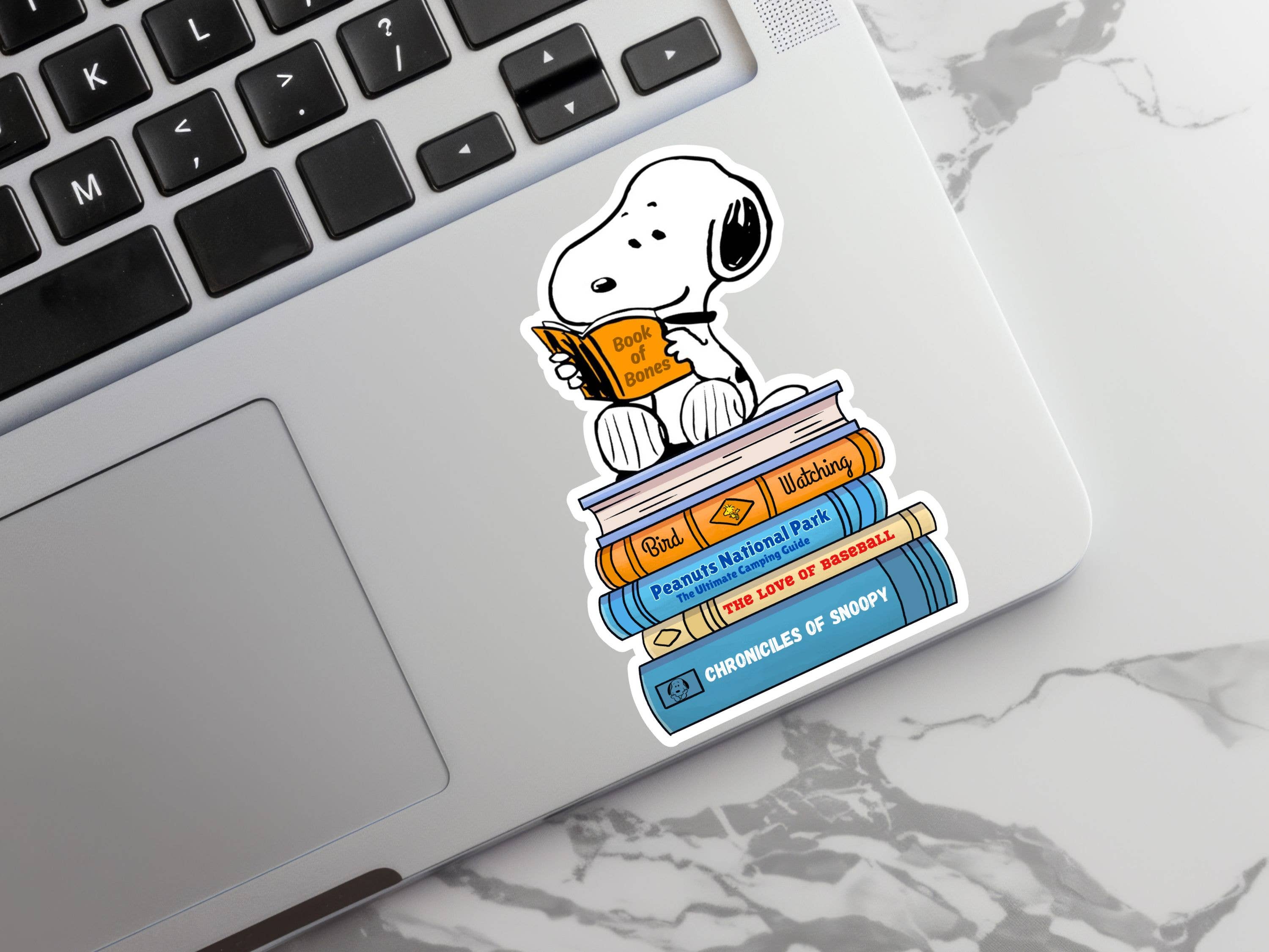 Snoopy Book Stack Sticker – Talking Animals Books