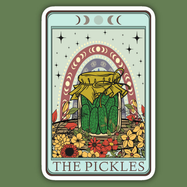 The Pickles Alternative Tarot Card Sticker – Talking Animals Books