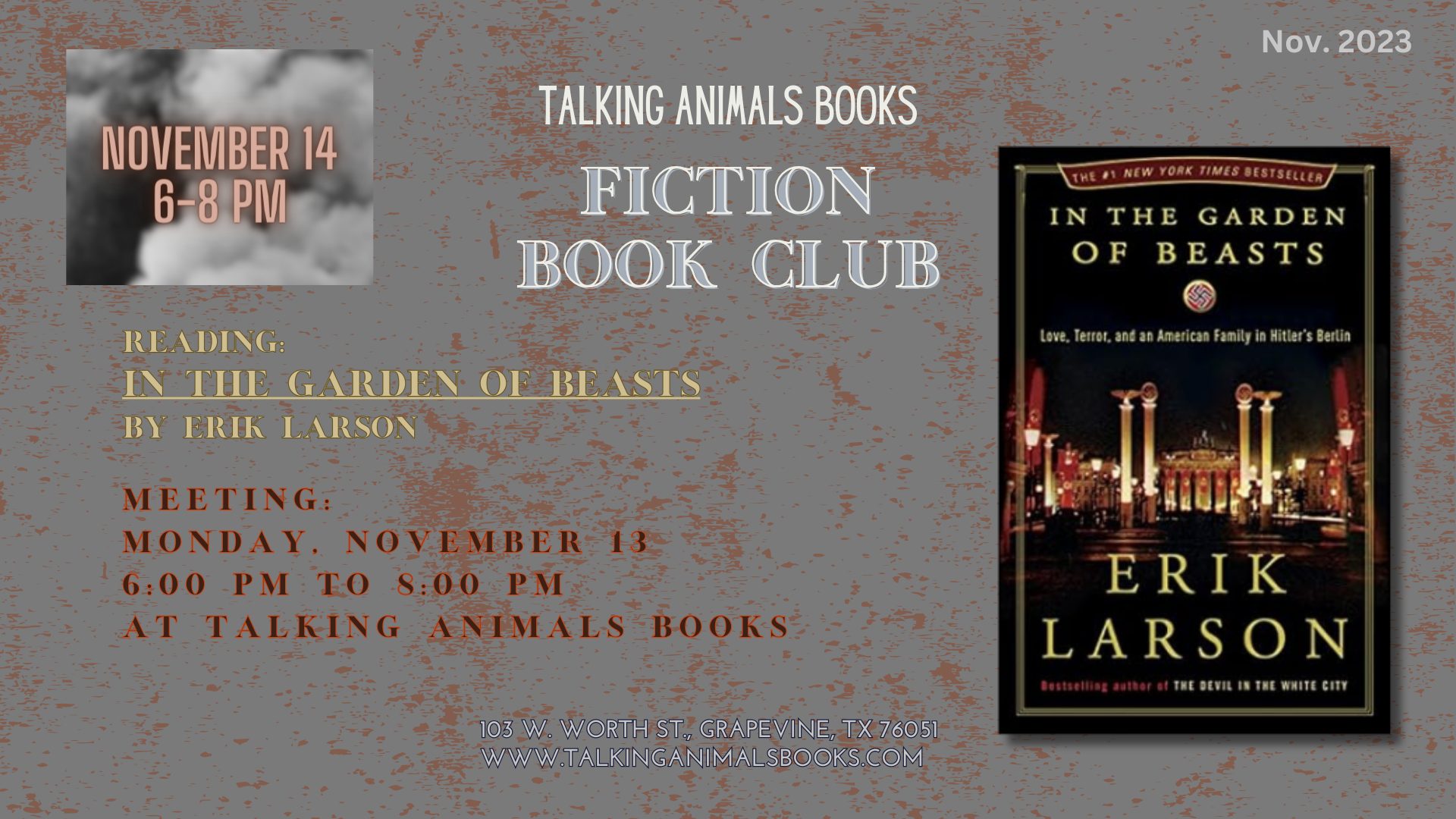 Events at Talking Animals – Talking Animals Books