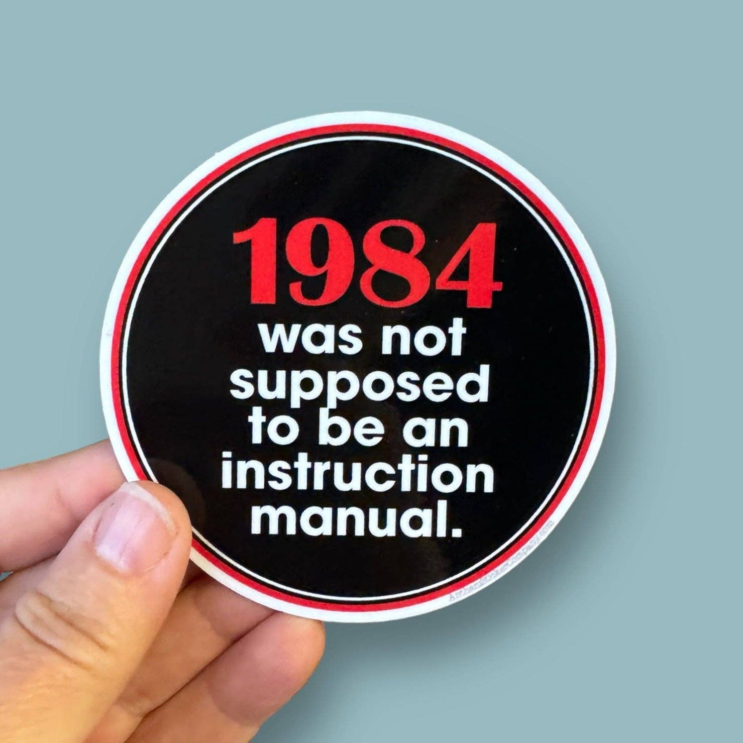 1984 George Orwell sticker – Talking Animals Books