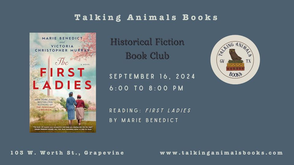 Event Calendar – Talking Animals Books